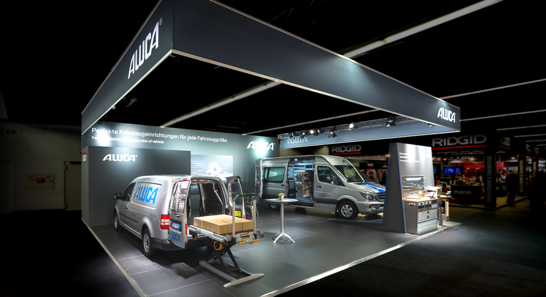 Messestand Aluca - Akzent Messestudio München GmbH