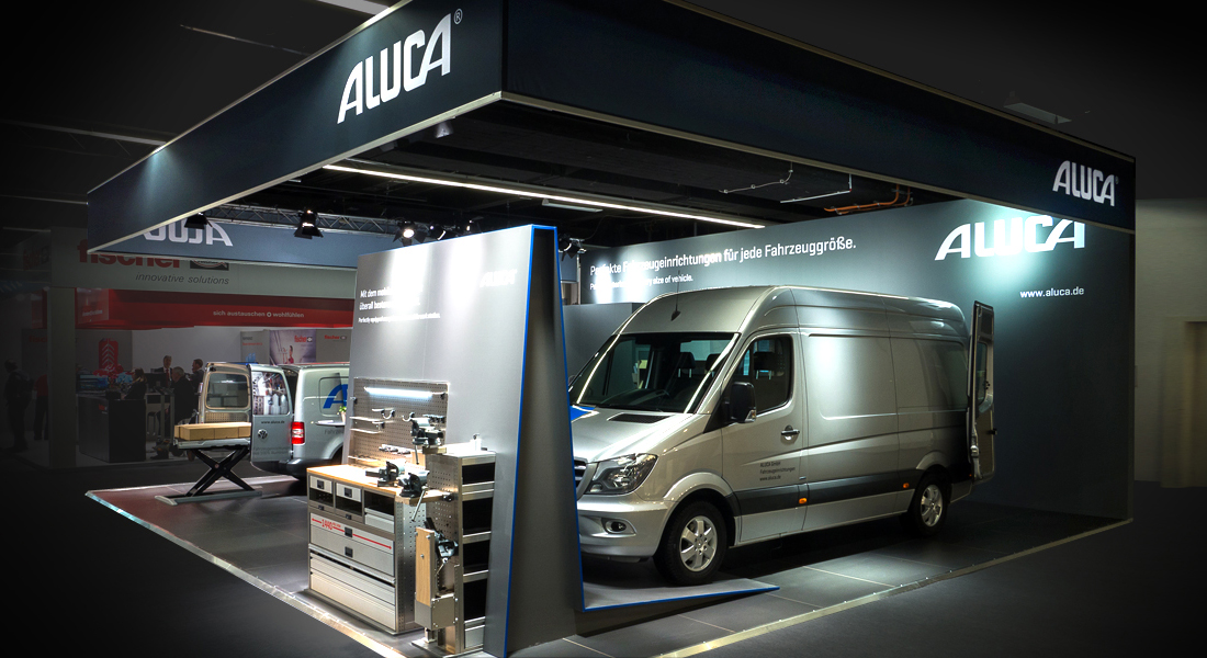 Messestand Aluca - Akzent Messestudio München GmbH